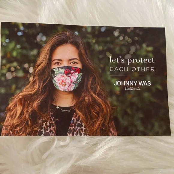 Johnny Was | Accessories | Floral Face Mask By Johnny Was | Poshmark